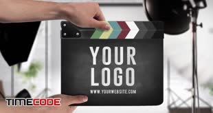 دانلود پروژه آماده افترافکت : وله کلاکت Clapper Studio Logo – تایم کد