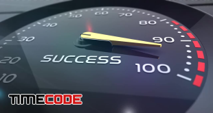 دانلود فوتیج موشن گرافیک : سرعت سنج Success Meter 86872 – تایم کد