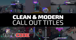 دانلود پروژه آماده پریمیر : اینفوگرافی Clean Modern Call Out Titles ...