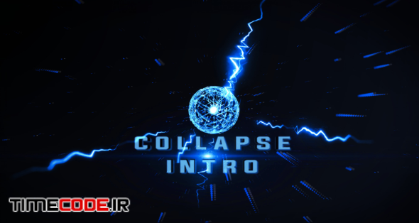 دانلود پروژه آماده افترافکت : لوگو Logo Collapse – تایم کد