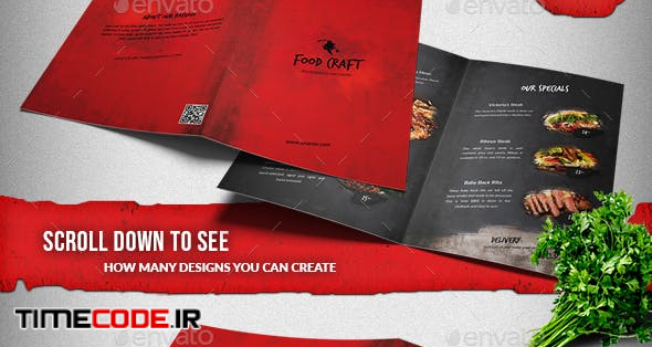 دانلود فایل لایه باز منو غذا Craft Food Menu Mega Bundle - A4 US Letter ...