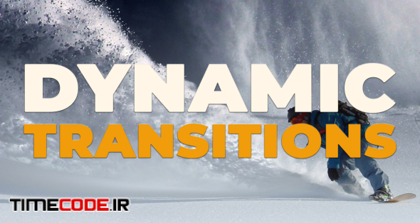 دانلود پریست آماده پریمیر : ترنزیشن Dynamic Transitions – تایم کد