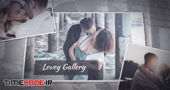 دانلود پروژه آماده پریمیر : گالری عکس عاشقانه Lovely Gallery – تایم کد