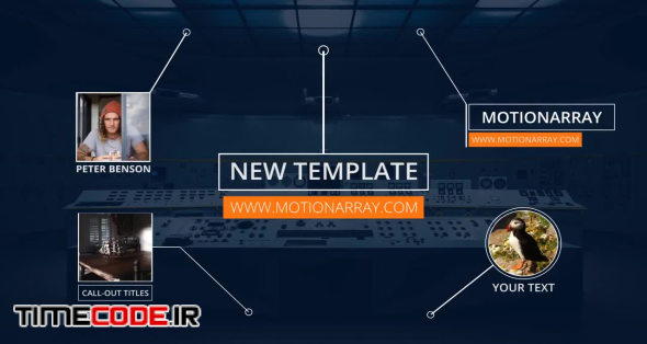 دانلود پروژه آماده پریمیر : اینفوگرافی Call-Out Titles – تایم کد