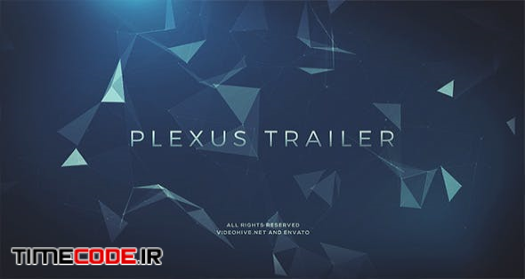دانلود پروژه آماده افترافکت : تریلر متنی Plexus L Trailer Titles – تایم کد