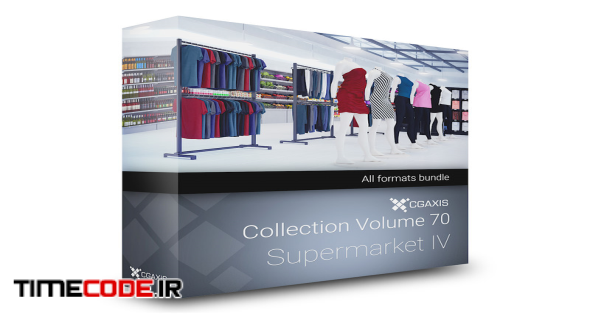 دانلود مدل آماده سه بعدی : سوپر مارکت CGAxis Models Volume 70 ...