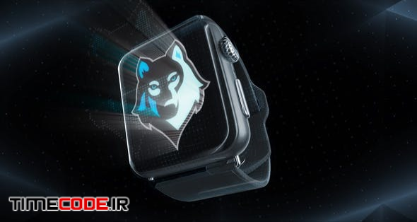 دانلود پروژه آماده افترافکت : آرم استیشن ساعت هوشمند Tech Watch Logo ...