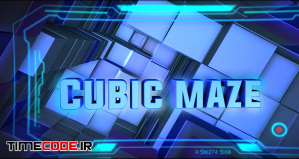 دانلود پروژه آماده افترافکت : لوگو Cubic Maze – تایم کد