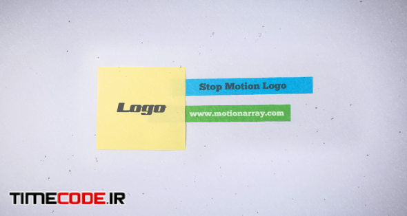 دانلود پروژه آماده افترافکت : لوگو استاپ موشن Stop Motion Logo – تایم کد