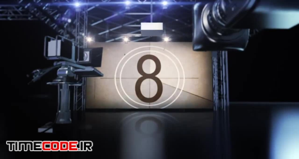 دانلود فوتیج شمارش معکوس Countdown Studio – تایم کد