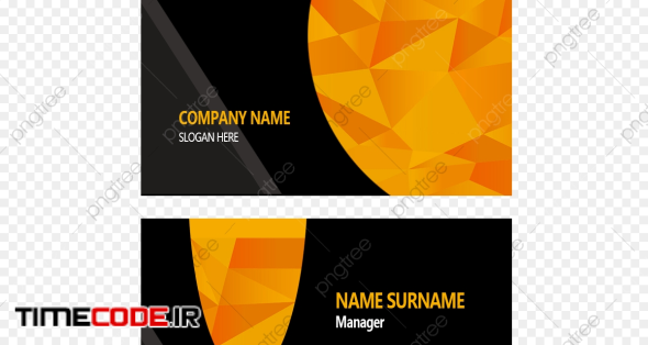 طرح لایه باز کارت ویزیت Business Card – تایم کد