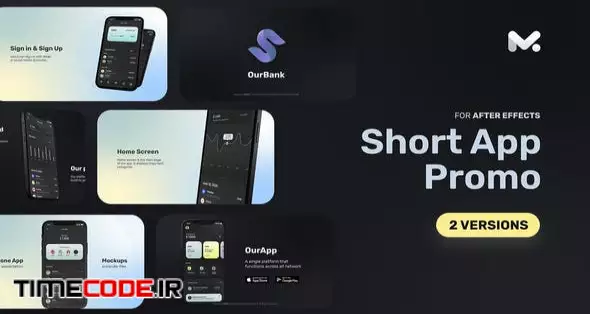 دانلود پروژه آماده افتر افکت : تیزر معرفی اپلیکیشن Short App Promo ...