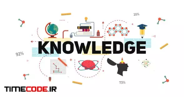 دانلود پروژه آماده افتر افکت : تایپوگرافی آموزش آنلاین Online Learning Typography Scenes – تایم کد