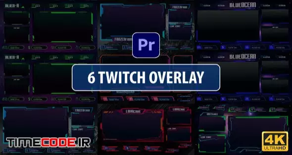 دانلود پروژه MOGRT پریمیر : فریم استریم آلفا MOGRT Twitch Overlay ... دانلود پروژه MOGRT پریمیر : فریم استریم آلفا MOGRT Twitch Overlay ...
