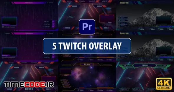 دانلود پروژه MOGRT پریمیر : فریم استریم آلفا MOGRT Twitch Overlay ... دانلود پروژه MOGRT پریمیر : فریم استریم آلفا MOGRT Twitch Overlay ...