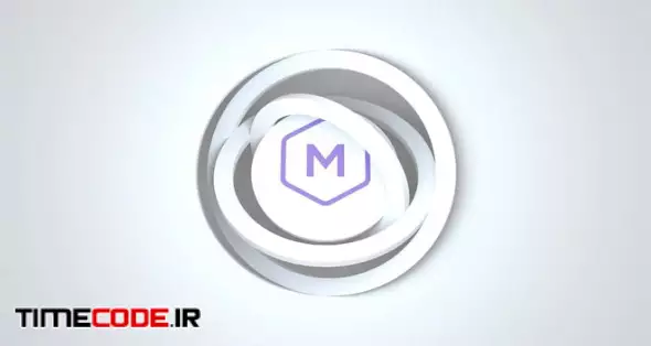 دانلود پروژه آماده افتر افکت لوگو موشن سه بعدی 3d Circles Logo تایم کد