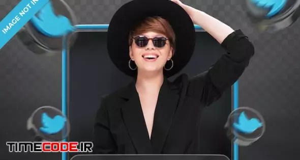 دانلود موگاپ صفحه توئیتر Banner Icon Profile On Twitter – تایم کد