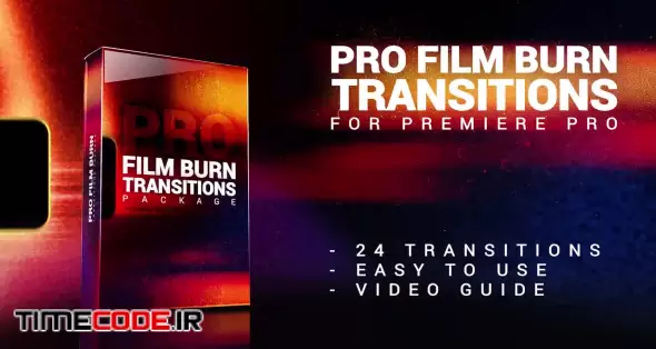 دانلود پروژه آماده پریمیر : ترنزیشن سوختن فیلم PRO Film Burn ...