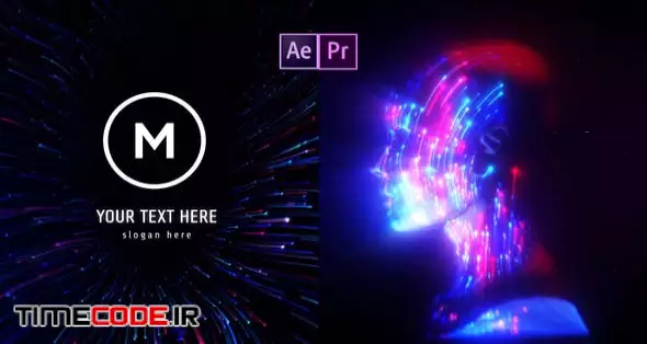 دانلود پروژه آماده افتر افکت : لوگو موشن هوش مصنوعی Ai Futuristic Logo Reveal – تایم کد