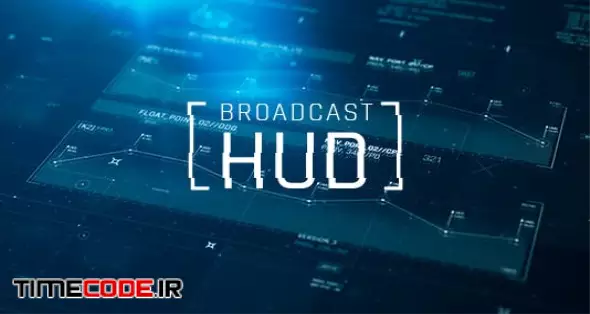 دانلود پروژه آماده افتر افکت : برودکست Broadcast HUD – تایم کد