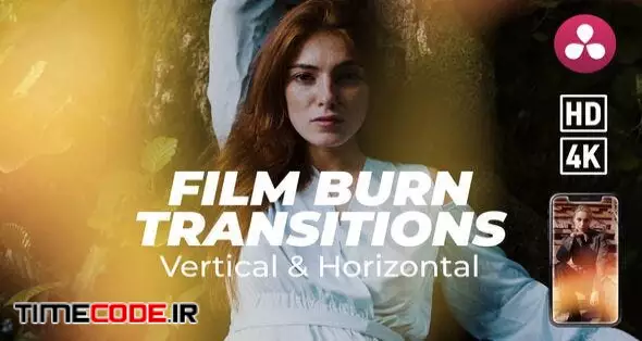 دانلود پروژه آماده داوینچی ریزالو : ترنزیشن سوختن فیلم Film Burn ...