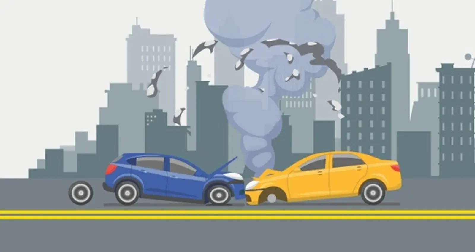 دانلود انیمیشن تصادف خودرو Car Crash Animation – تایم کد