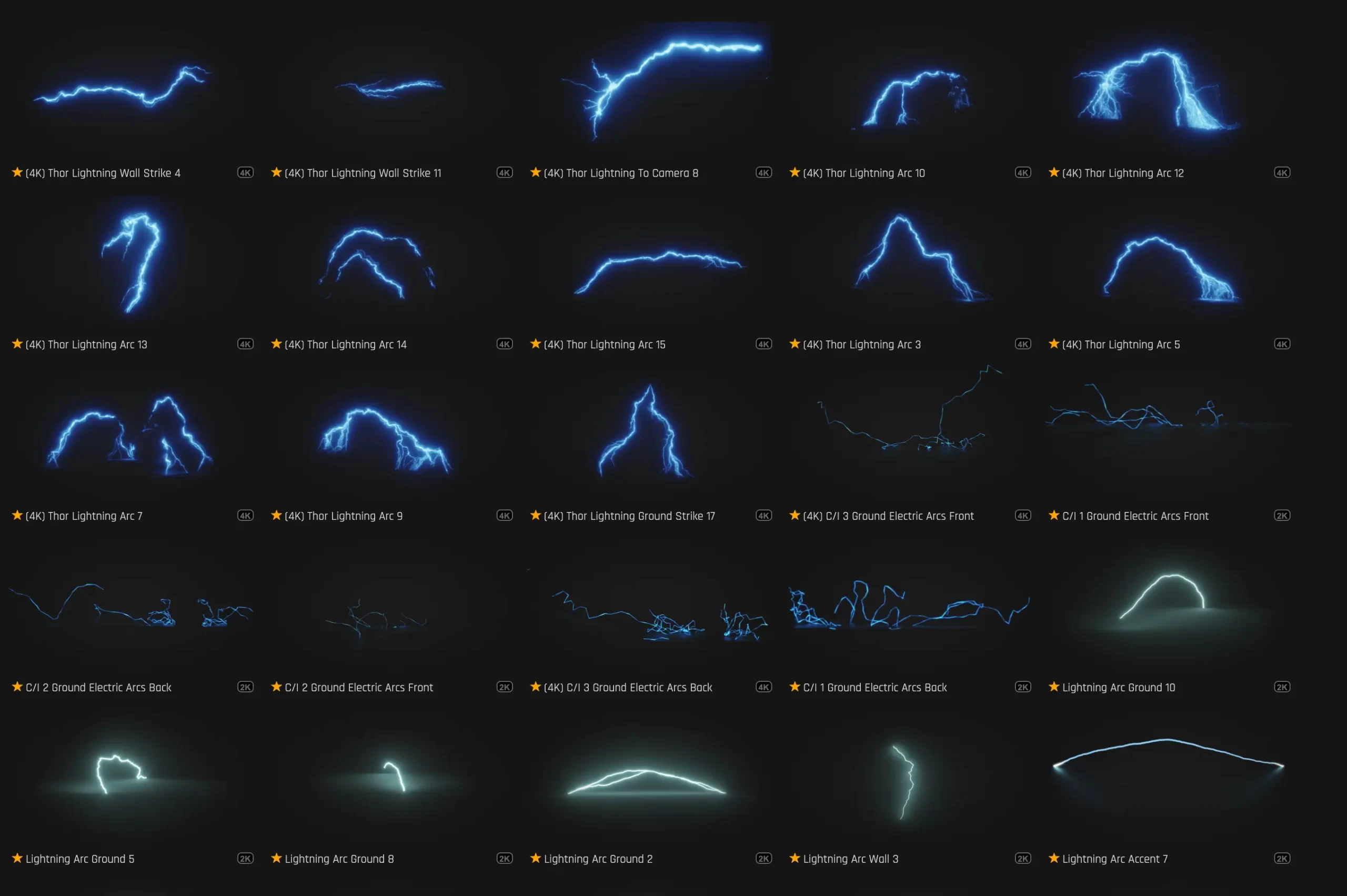 59 فوتیج صاعقه و الکتریسیته Lightning Arc Effects | ProductionCrate ...