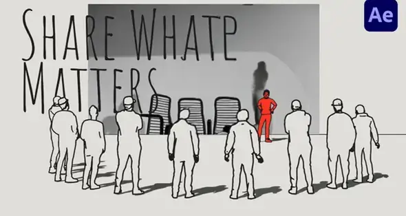 پروژه آماده افتر افکت : تیزر موشن گرافیک شرکتی + موسیقی Stand Out – 3D ...