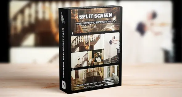 پروژه آماده پریمیر : کیت تقسیم صفحه نمایش Split Screen Film Mattes ...