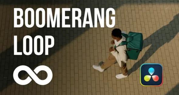 افکت حلقه برای داوینچی ریزالو Boomerang Loop – تایم کد