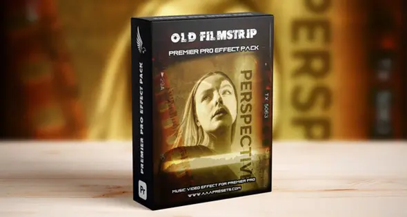 پروژه آماده پریمیر : افکت فیلم قدیمی و وینتج Vintage Old Filmstrip ...