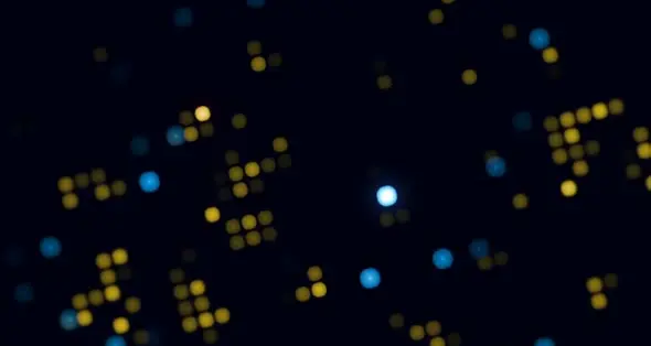 بک گراند متحرک دیجیتال Digital Abstract Background Animation 4K – تایم کد