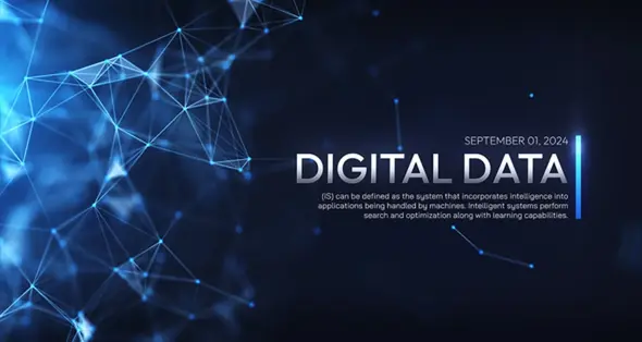 پروژه آماده افتر افکت : پرزنتیشن داده‌های دیجیتال Digital Data Timeline ...